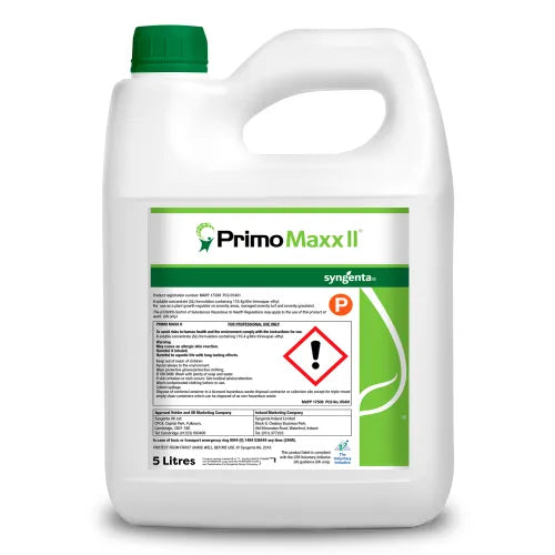 Primo Maxx2 - Plant growth regulator 5L – UK Amenity Ltd